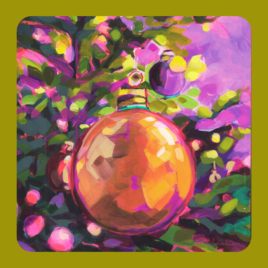 Copper Ornament, Original – Amelia Doolittle Art